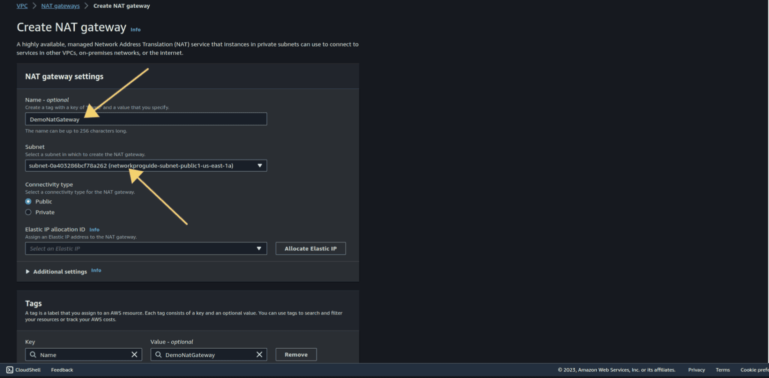 Enabling Internet Access For Private Instances Setting Up Nat Gateway