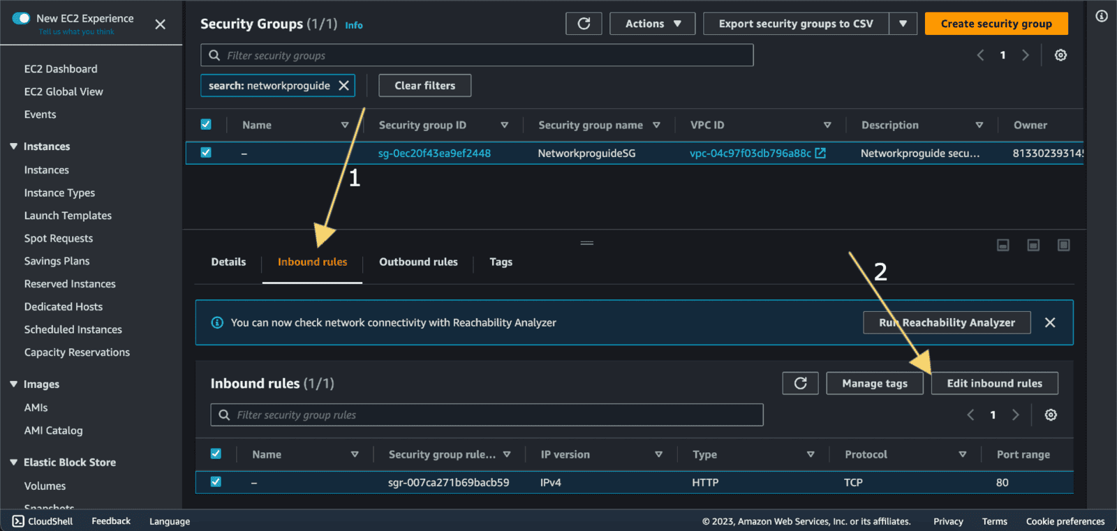 How to Create/Modify NACLs and SGs in AWS | NetworkProGuide