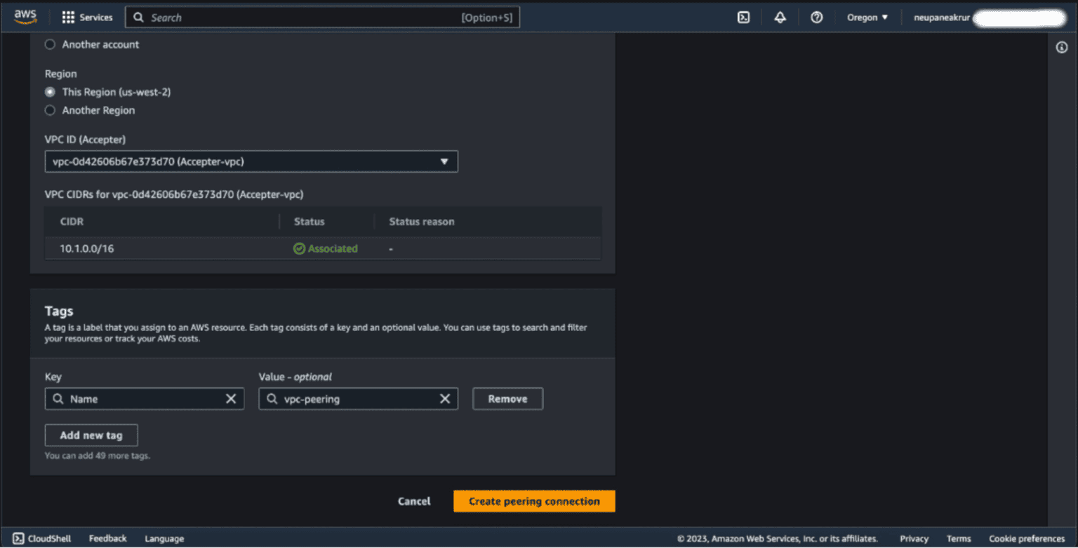 How To Create Aws Vpc Peering Connection Step By Step Networkproguide