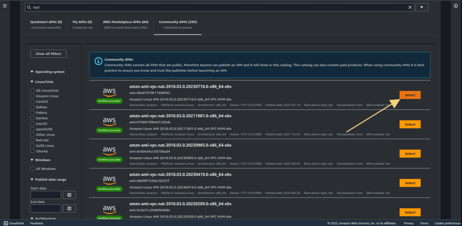 Configuring Nat Instance In Aws For Internet Access Networkproguide