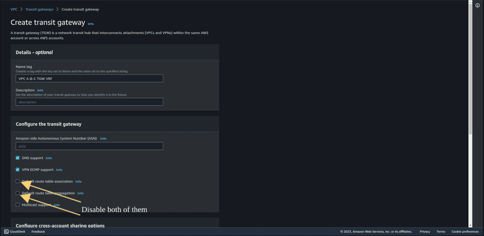 How to Control AWS Transit Gateway Traffic with VRF | NetworkProGuide