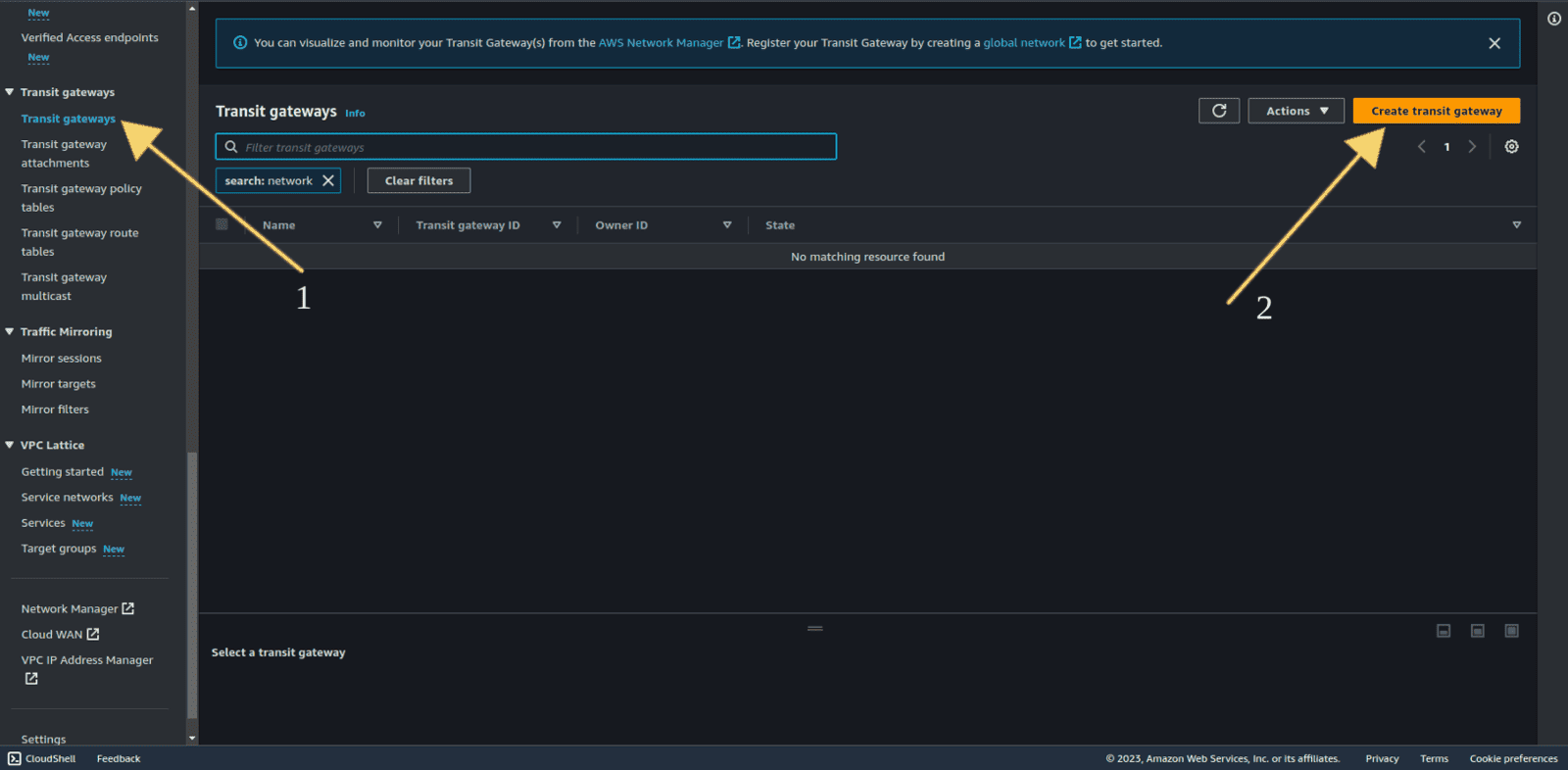 How To Control Aws Transit Gateway Traffic With Vrf Networkproguide
