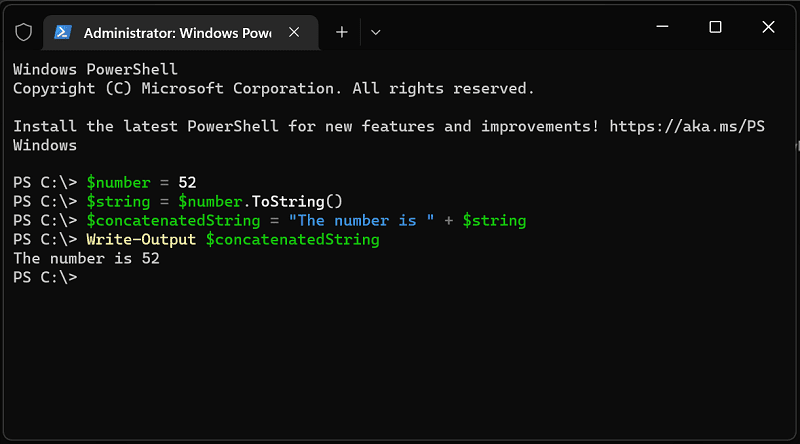 Using PowerShell String Concatenation NetworkProGuide